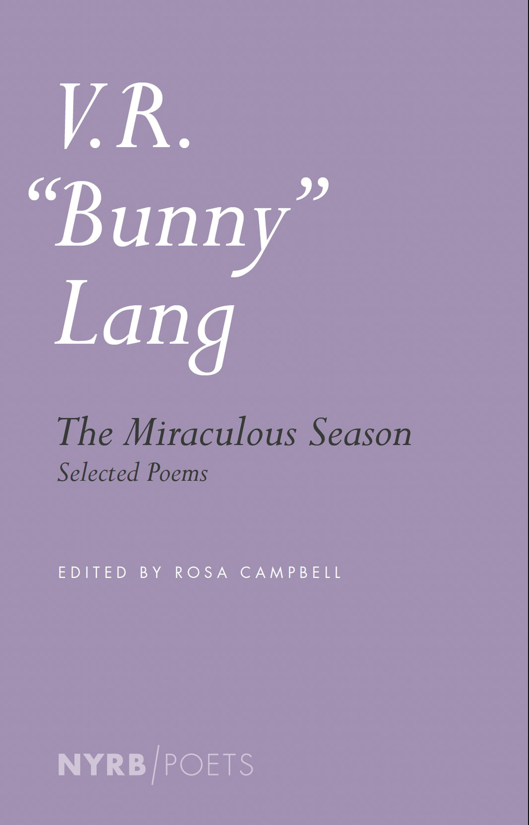 NYRB Poets – New York Review Books