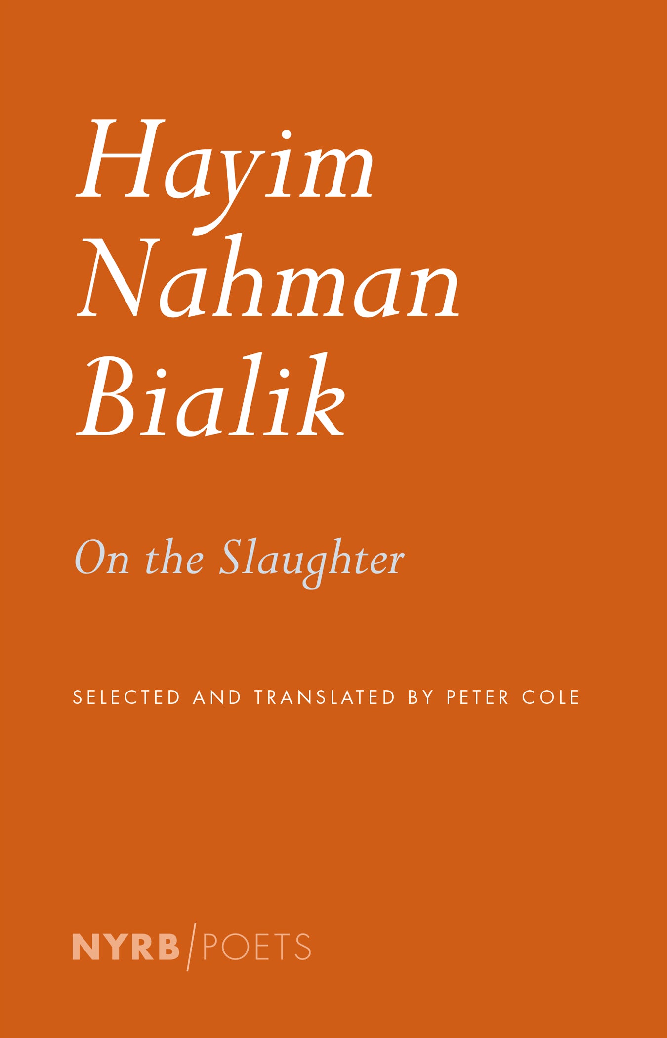 On the Slaughter – New York Review Books